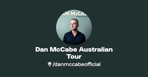 Dan Mccabe Australian Tour Linktree