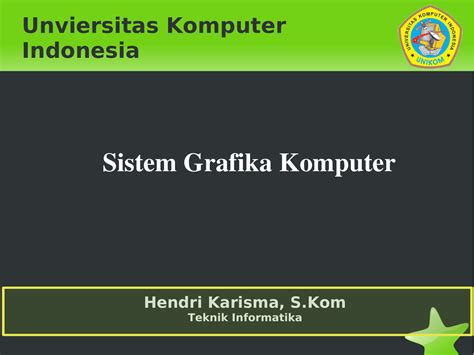 Sistem Grafika Komputer