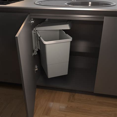 Door Mounted Automatic Opening Trash Can SWING 2 0 19qt 18lt Bin
