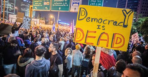 Thousands Hit Israels Streets To Protest Scary New Government Under