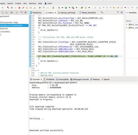 Stm32 G0b1keu6 Using Lsi As Clock Source Stmicroelectronics Community
