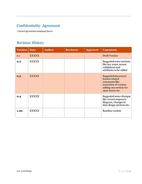 Low Level Design Template 1 Docx