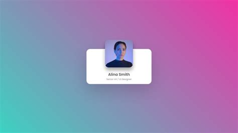 22 Animated Profile Card Ui Design