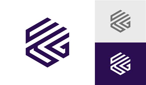 Letter CBG Initial Hexagon Monogram Logo Design Vector 28214237 Vector