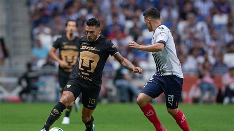 Pumas Vs Monterrey Fecha Horario Y Dónde Ver El Partido En Vivo