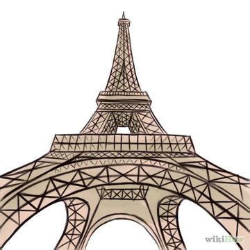 How To Draw The Eiffel Tower Easy Directions For Beginners Eiffel Tower Landmarks Art Eiffel