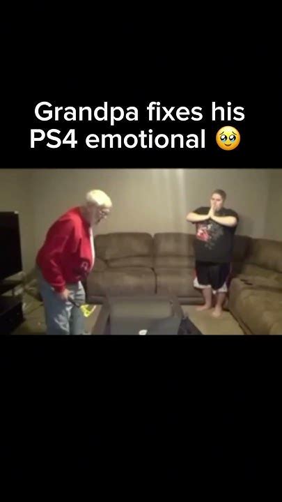 Grandpa Fixes His Ps4 Warning Super Emotional 🥹 Youtube