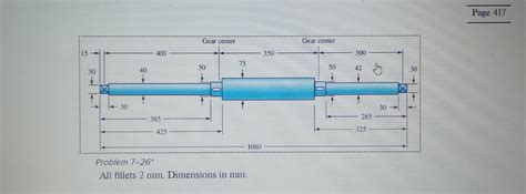 7 40 The Shaft Shown In Problem 7 26 Is Proposed Chegg
