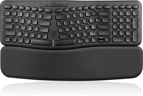 Protoarc Backlit Wireless Ergonomic Keyboard Ek01 Bluetooth Ergo Split Keyboard With Wrist Rest