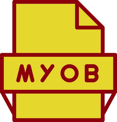 Myob File Format Icon 15843473 Vector Art At Vecteezy