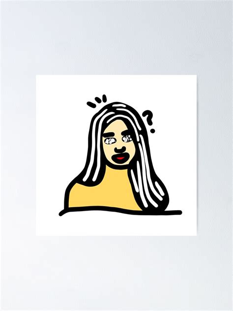 A Women Have Their Own Facial Expressions And Thoughts Poster For