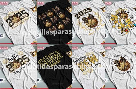 Happy New Year 2025 Glitter Png Plantillas Para Sublimar