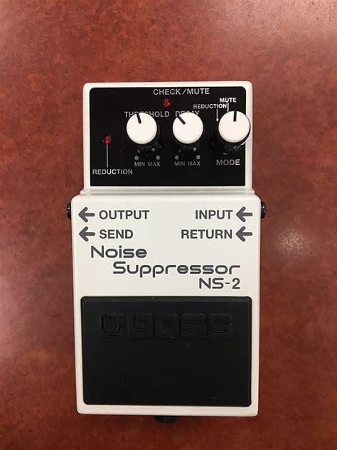 Boss NS 2 Noise Suppressor White Reverb