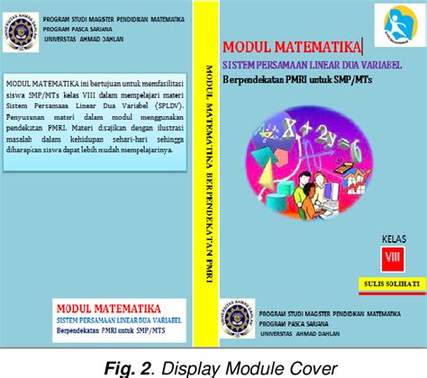 Figure 1 From Design Of Mathematics Module Development Based On Pmri To