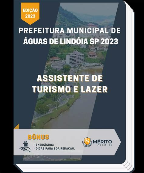 Apostila Assistente De Turismo E Lazer Prefeitura De Águas De Lindóia