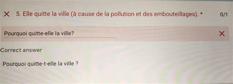 Why Is This Question Wrong Rfrench