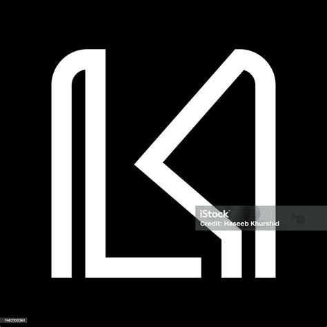 Logo Mk Minimal Icône Dune Lettre Mk Sur Fond De Luxe Idée De Logo