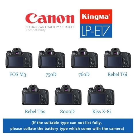 Jual Kingma Paket Complete Battery Charger Set Lp E17 Canon M3 M5 M6