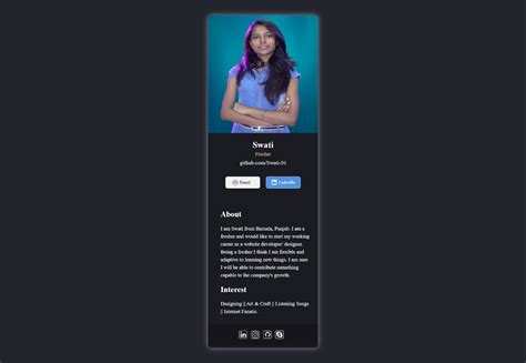 Github Swati 01digital Card Digital Card First React Project