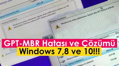 Gpt Mbr Hatası Ve Çözümü Windows 78 Ve 10 Techworm