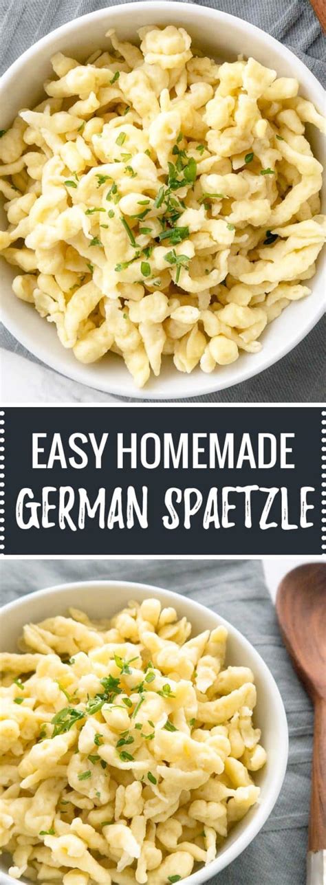 Homemade German Spaetzle Recipe German Egg Noodles