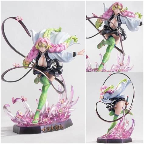 Demon Slayer Kimetsu No Yaiba Kanroji Mitsuri Girl Anime Figure Model
