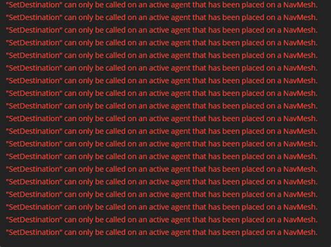 Umod Setdestination Can Only Be Called On An Active Agent Rust
