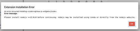 Jupyterlab Doesnt Find The Correct Version Of Nodejs Says To Install