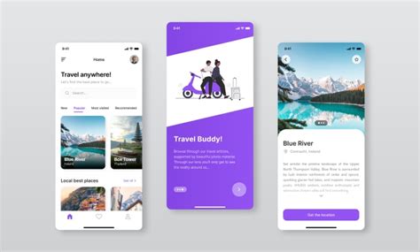 design mobile app ui design for android and ios using figma by uiuxishu