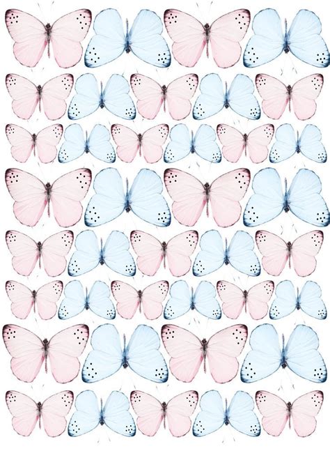 нежные бабочки Paper butterflies Butterfly printable Scrapbooking layouts baby
