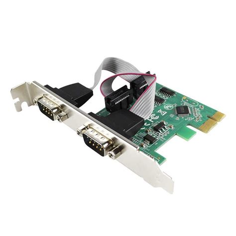 Txb155 Pcie 2 Serial Port Expansion Card Pci Express X1 To Industrial Db9 Com Rs232 Converter