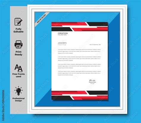 Modern Creative And Clean Business Style Letterhead Bundle Of Your