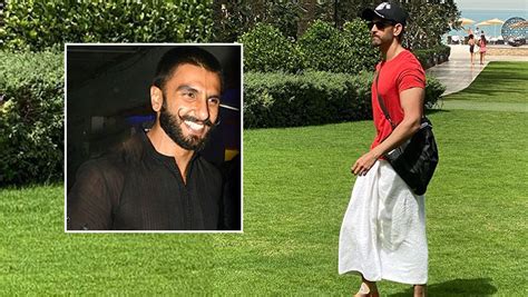 Ranveers Epic Reaction To Hrithiks Towel Look Will Have You Rofl