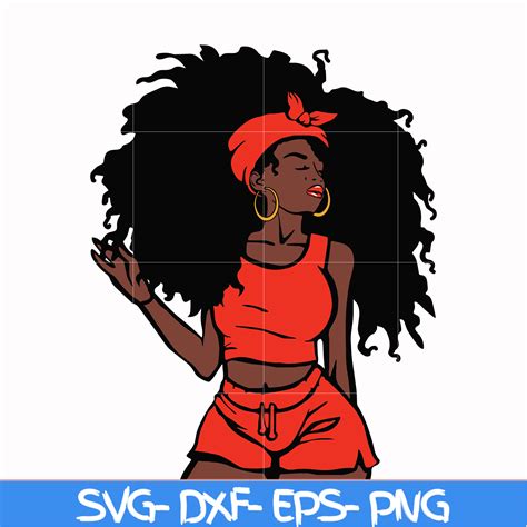 Unbothered Black Girl Svg Afro Woman Svg African American Inspire