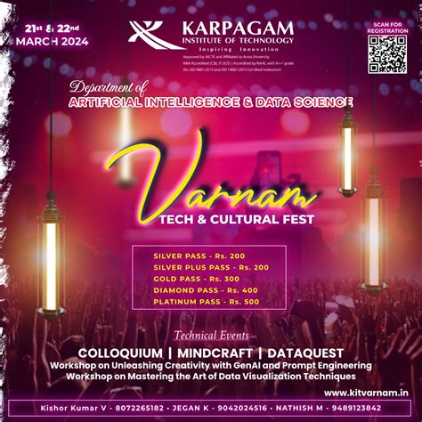 Varnam24 Karpagam Institute Of Technology Grand Tech And Cultural