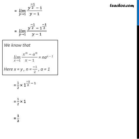 example 3 evaluate limit lim x → 0 [ √ 1 x 1 x ] teachoo