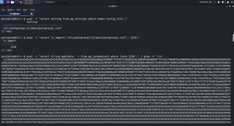 攻击数据库之postgresql X1a0ts Blog