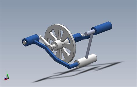 曲柄机构solidworks 2012模型图纸免费下载 懒石网