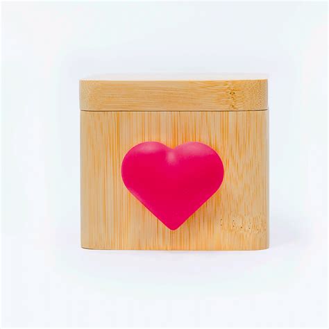 Pink Tender Spinny Cute Heart Fridge Magnet Lovebox America