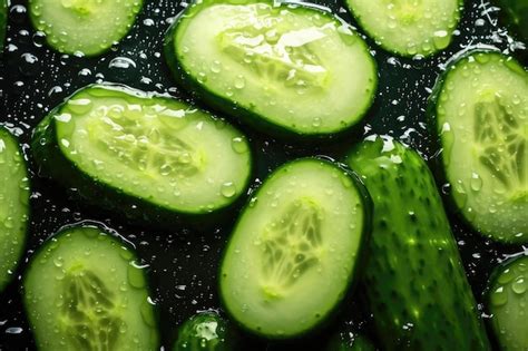 Premium Photo Cucumber As Background