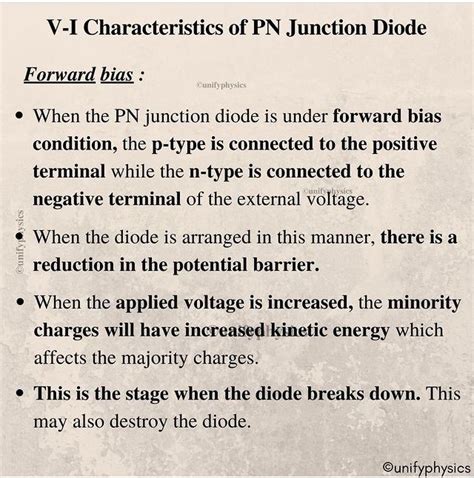 V I Characteristics Of Pn Junction Diode