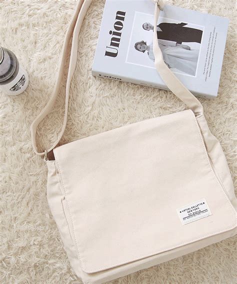 에코백 천 가방 에코 크로스백 10대 학원 데일리백 에이블리