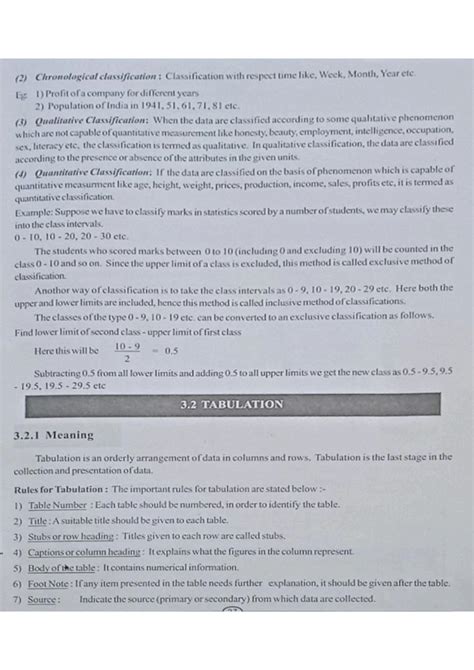 SOLUTION Classification Tabulation Diagrammatic Graphicpresentation