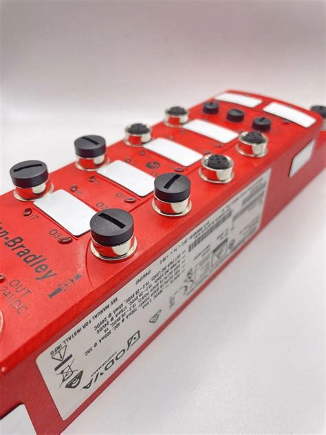 1732es Ib12xob4 Allen Bradley Armorblock Guard Input Output Module
