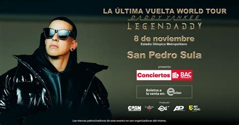 Daddy Yankee En Conciertos Bac Credomatic San Pedro Sula Estadio