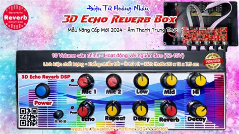 Hộp 3d Echo Reverb 10 Volume