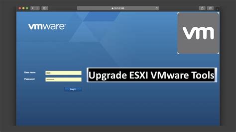 How To Upgrade Esxi Vmware Tools Youtube