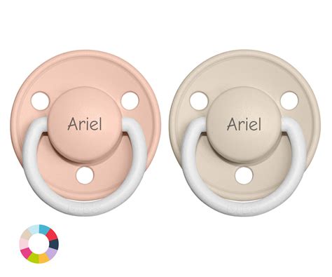 Chupetes Personalizados BIBS De Lux Blush Night Y Vanilla Night Tutete