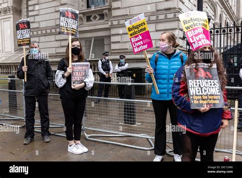 Stand Up To Racism Organisation Members Protest Against Proposed By The