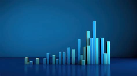 Bar Graph 3d Rendered Blue Background Backgrounds  Free Download Pikbest